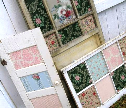 Beehive Art Salon: DIY with Vintage Wallpaper